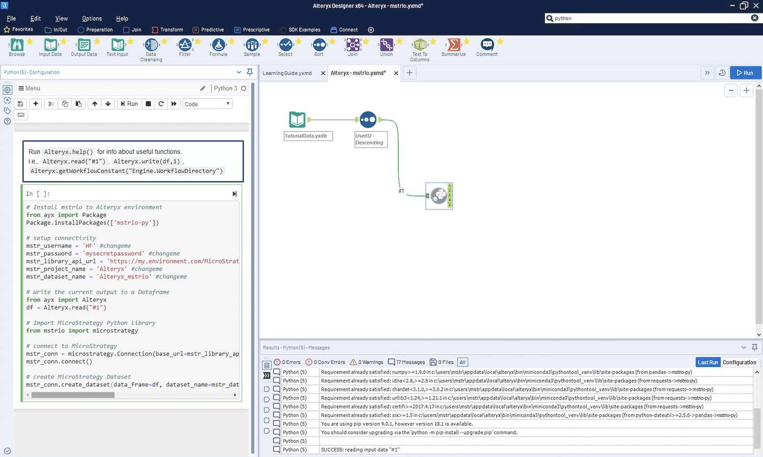 Alteryx Connector