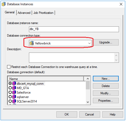 KB484197: Connect MicroStrategy to a Yellowbrick database