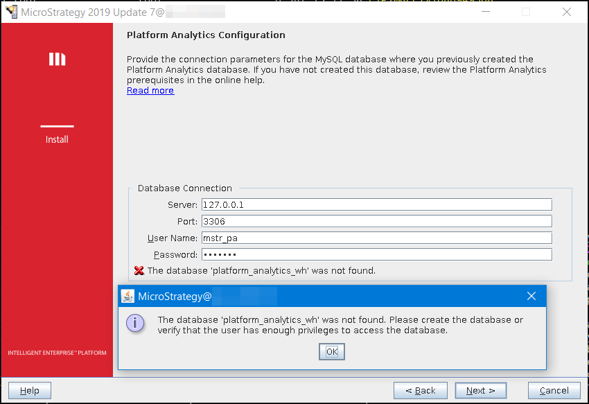 KB484423: Installing MicroStrategy 2019 Update 1 to 6 with mysql ...