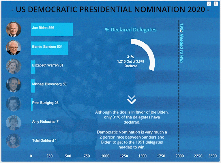 US Presidential Race - Democratic Nomination 2020 by Vitara