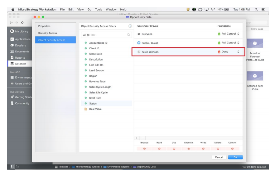 Add row and column level security to your data directly from ...