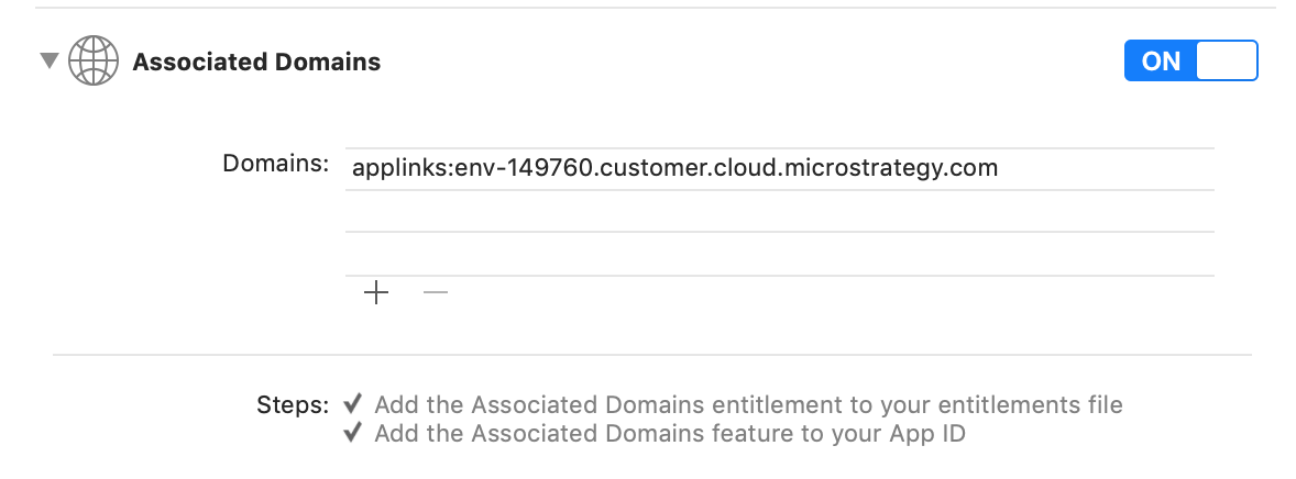 How to Configure Universal Links with MicroStrategy Mobile and Library SDK for iOS