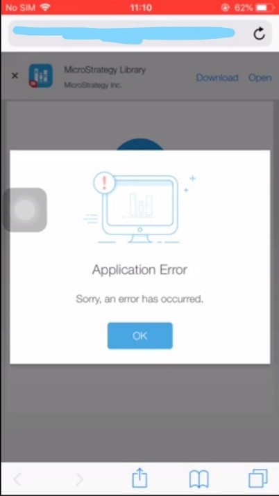 KB483558: MicroStrategy Badge Redirects to the Browser Instead of the 2019 Library App on an ...