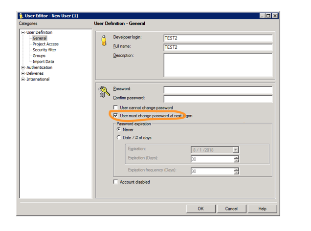 Option to change password upon login fails in MicroStrategy Web when logging in with a newly ...