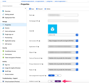 KB483961: How to configure Azure SSO with MicroStrategy Web in MicroStrategy 2019