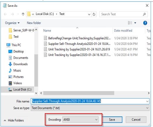 Kb484016 Ansi Encoding Is Found For A Text File Generated By Microstrategy Distribution