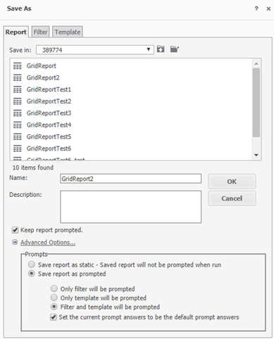 KB484149: Grid reports with objects from an object prompt change their location in the grid ...