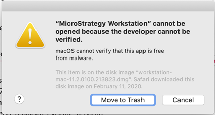 KB484084: How to open MicroStrategy Workstation or Desktop 2020 Update 1