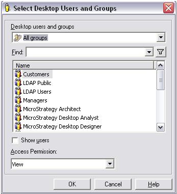 KB20334: How to grant specific permissions to objects and folders in MicroStrategy Developer 9.4.1