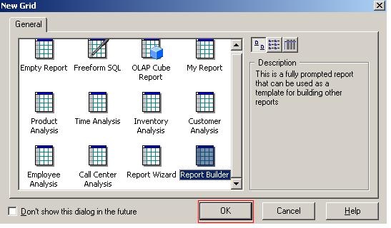 KB13849: How to use Report Builder In MicroStrategy Developer 10.x