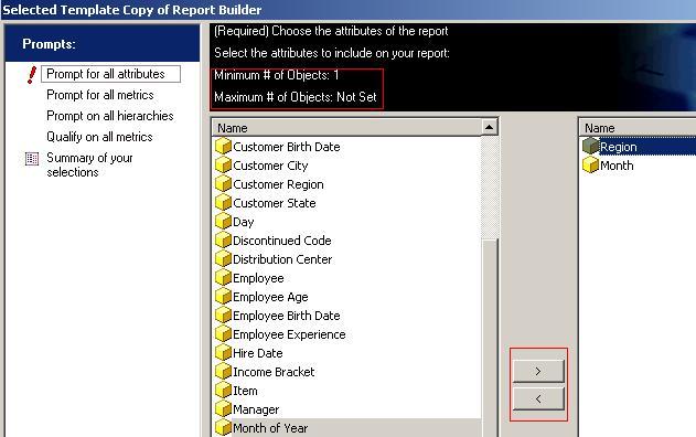 KB13849: How to use Report Builder In MicroStrategy Developer 10.x