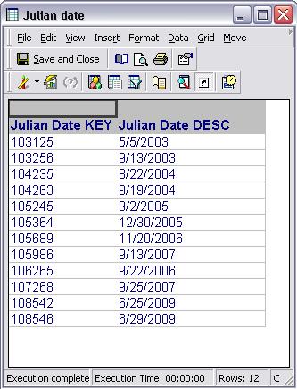 KB20710: How to convert data stored in Julian Date format to regular date in an attribute form ...
