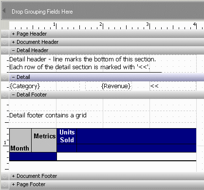 KB15825: Empty or repeated rows display in the detail section of a Report Services document with ...
