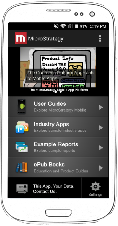 Mobile - Android Homepage