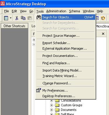KB30655: How to delete Freeform objects from the freeform sql editor in MicroStrategy Desktop 9.x