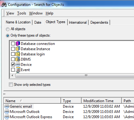 KB246483: "Object variable or With block variable not set" received when trying to view devices ...