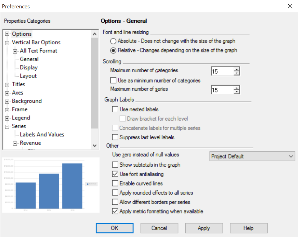 KB33101: Bevel and Transparency settings are grayed out and disabled in MicroStrategy Developer 10.x