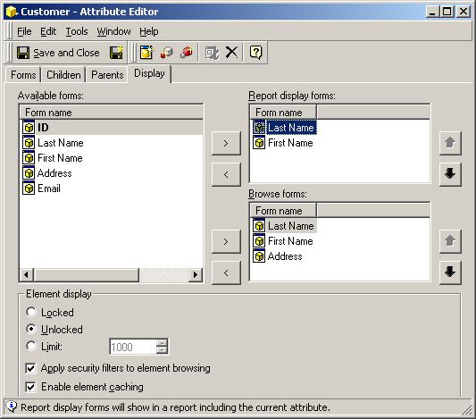 Kb14330 Is It Possible To Have Attribute Forms Included In The Report Sql By Default Without