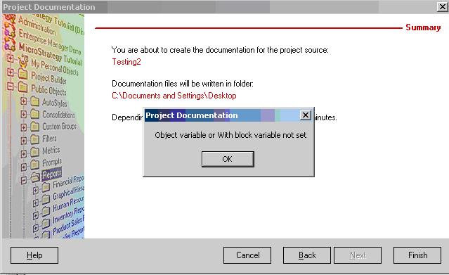 Kb16844 Object Variable With Block Variable Not Set Error Occurs When Running Project