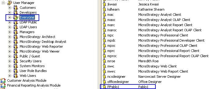 KB19756: Will imported users from LDAP be part of the ‘Everyone’ user group in MicroStrategy ...