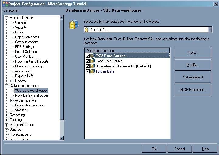 KB31299: Why some Database Instance names appear in bold in Project ...