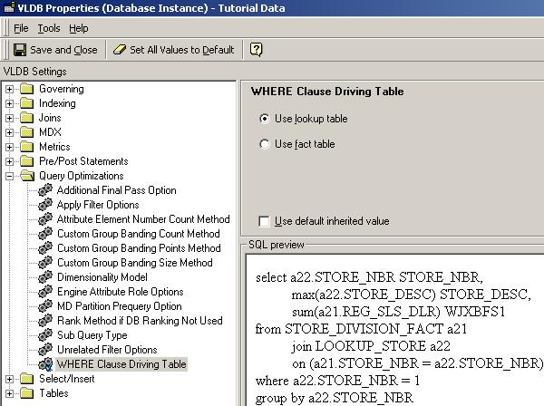 KB14791: Reports in SQL view are not the same when using MicroStrategy ...