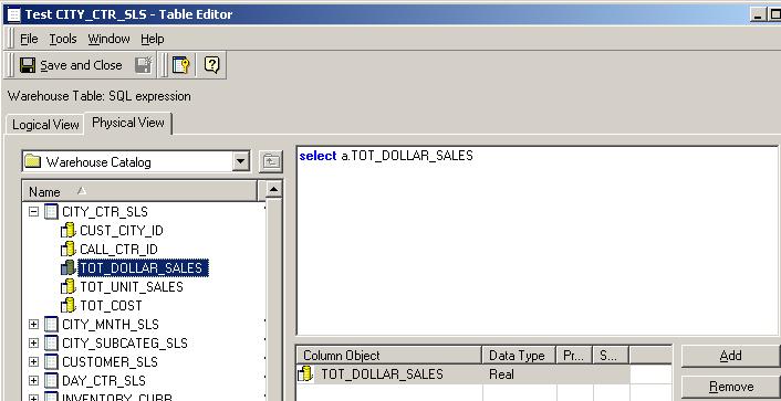 Kb14312 Logical Table Does Not Appear In The Available Source Tables In The Fact Editor When