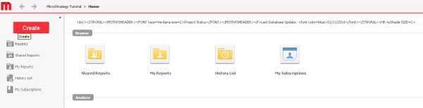 KB281919: Updating the MicroStrategy project status using MicroStrategy ...