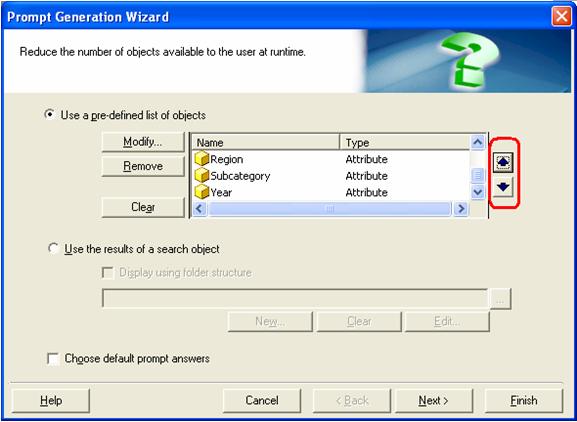 KB15926: How to sort displayed attributes in prompts in MicroStrategy ...