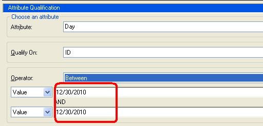 KB35164: In MicroStrategy, when filtering on a Date attribute, both the date and the time show up