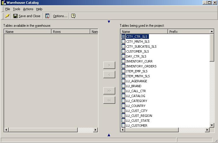 KB4022: How to change the warehouse database for a project in MicroStrategy Developer