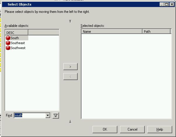 KB39007: How to use the Find search to select objects when creating an ...