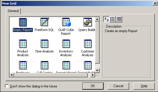 KB13723: What is the difference between Blank Report and Empty Report in MicroStrategy Developer ...