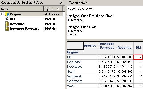KB31063: In MicroStrategy Developer and Web 9.4.1, adding derived elements to a report causes a ...