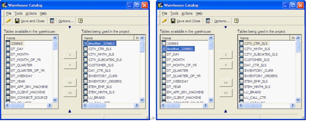 KB16348: 'The following tables to be deleted still have dependent objects: (Table Name)' error ...