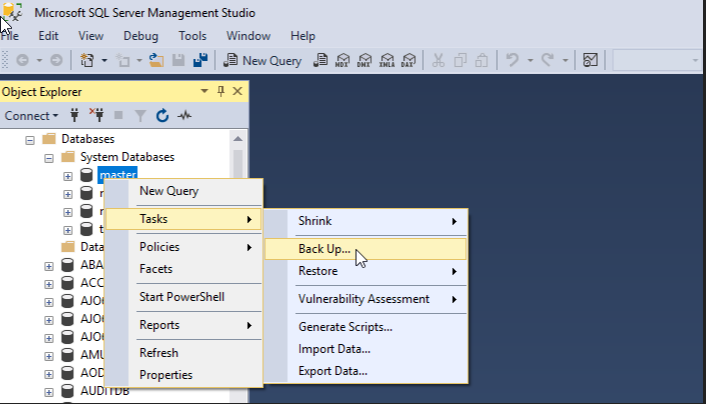 KB441138: How to provide SQL Server Metadata backup to MicroStrategy ...