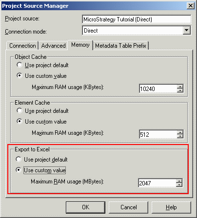 KB30293: What is the row and column limit displaying and exporting grid reports in MicroStrategy ...