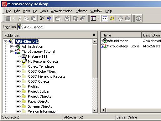 KB12330: How to duplicate a project in MicroStrategy Developer 10.x