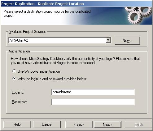 KB12330: How to duplicate a project in MicroStrategy Developer 10.x