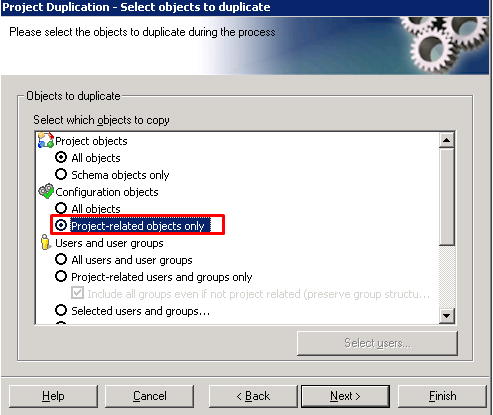 KB224647: Project Duplication hangs while duplicating in MicroStrategy Developer 9.4.x