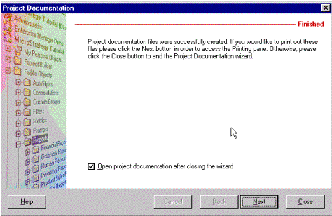 KB7853: How does the ’Project Documentation Wizard’ work in ...