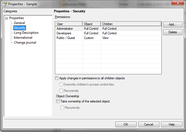 KB285204: Using the ADD ACE and REMOVE ACE outlines from MicroStrategy Command Manager do not ...