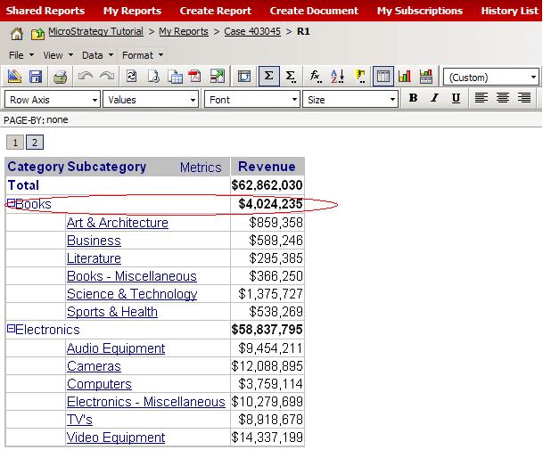 KB30214: Subtotals are placed in separate rows instead of on the same rows as the higher ...