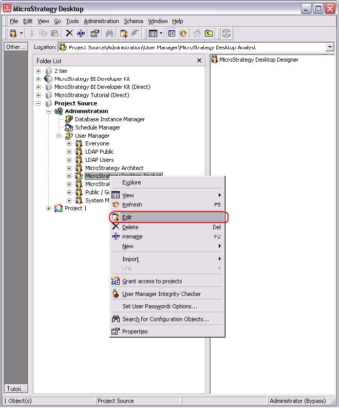 KB16255: How to set privileges for users or a group in MicroStrategy ...