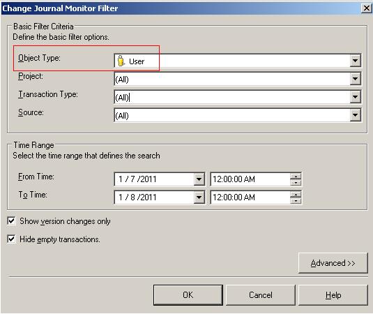 KB35135: How to trace user creation/modification/deletion history in MicroStrategy Developer?