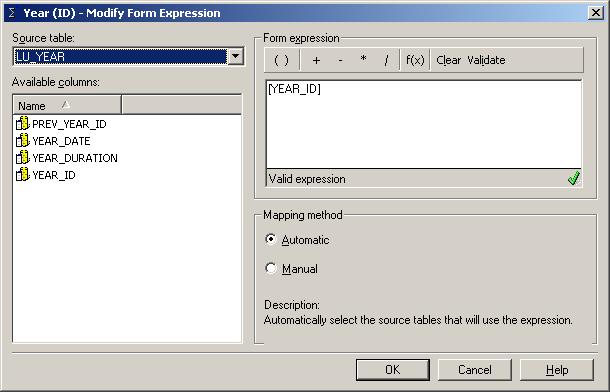 KB15194: Which of the two Automatic Mapping Settings take precedence in MicroStrategy Developer ...