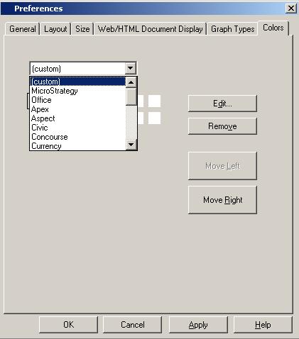 KB17442: How to specify a custom color sequence for a graph series using MicroStrategy Desktop 9.x