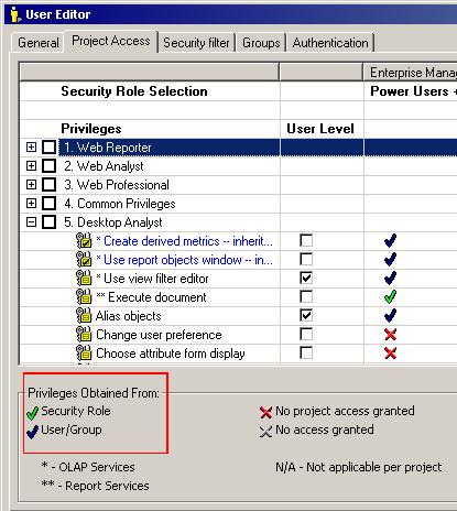 KB11144: How to determine the source of privileges assigned to users in ...