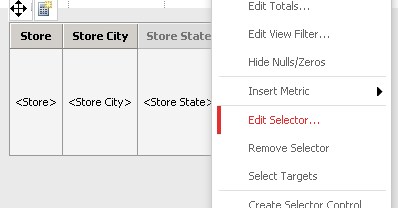 KB43560: How to use a selector to target a freeform SQL report using ...