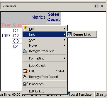 KB18968: How to create and use links for reports and documents in MicroStrategy Web 9.4.1